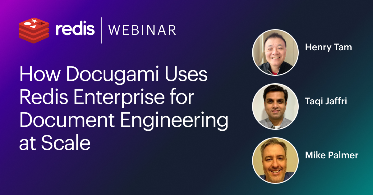 How Docugami Uses Redis for Document Engineering and KG-RAG at Scale - Redis